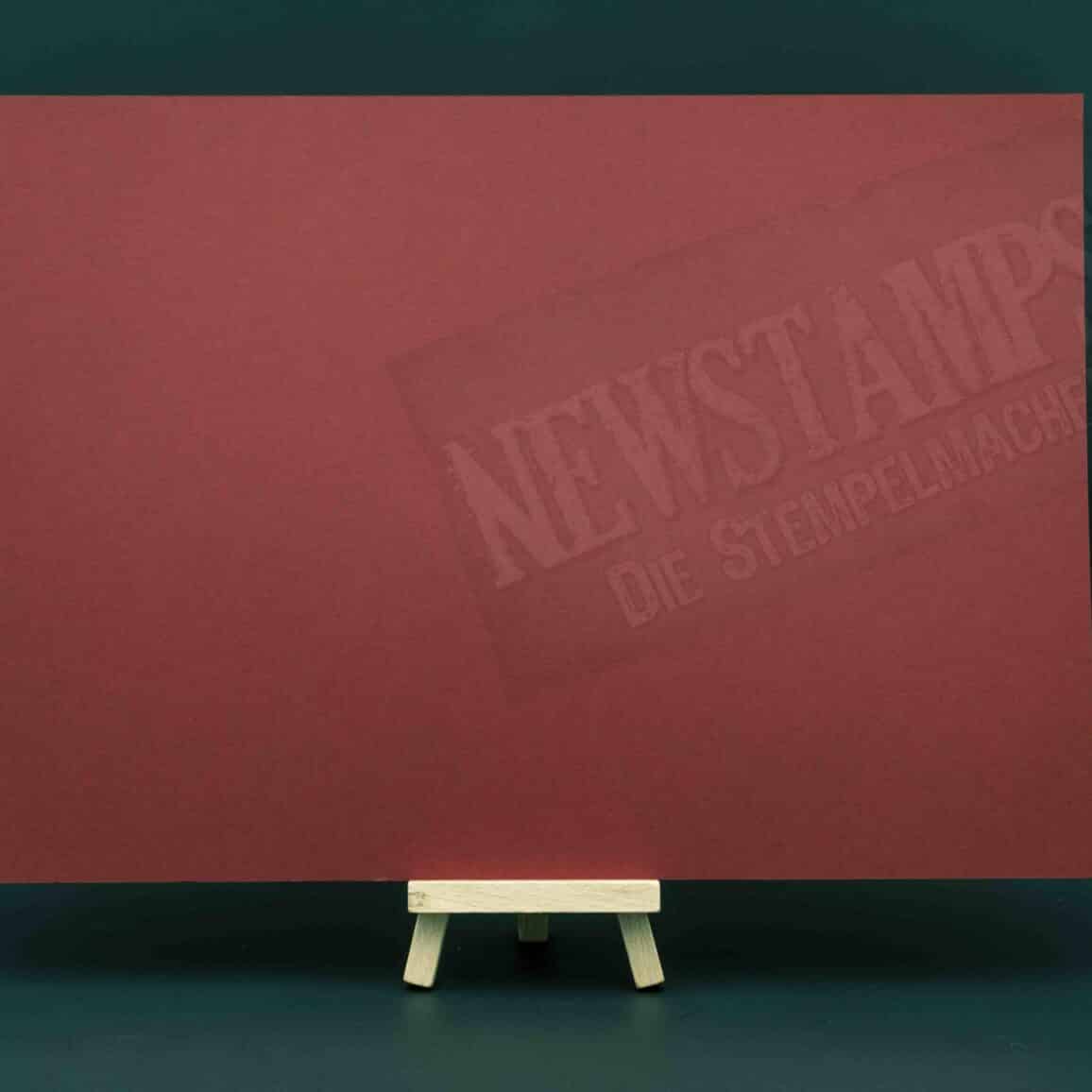 Stempel Papier Naturweiss DIN A4 - 20 Blatt | 100% Handmade von Newstamps