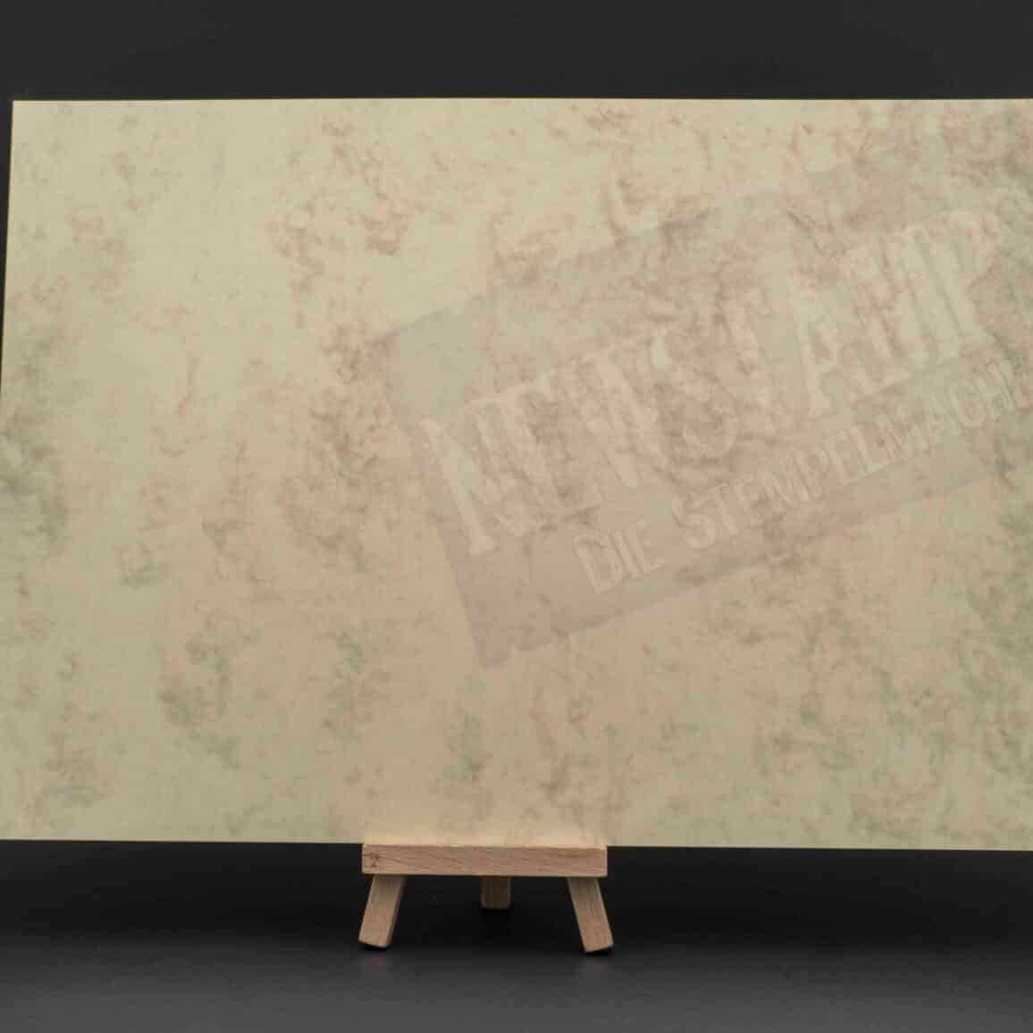 Stempel Papier Naturweiss DIN A4 - 20 Blatt | 100% Handmade von Newstamps