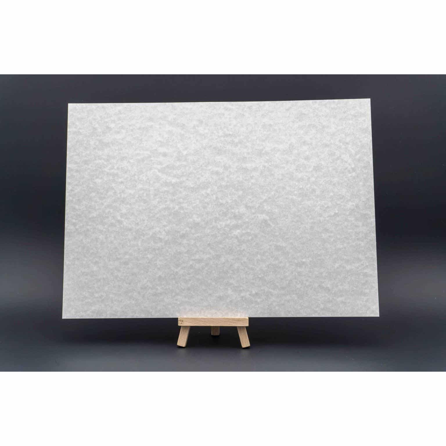 Stempel Papier Wolkengrau DIN A4 - 20 Blatt | 100% Handmade von Newstamps