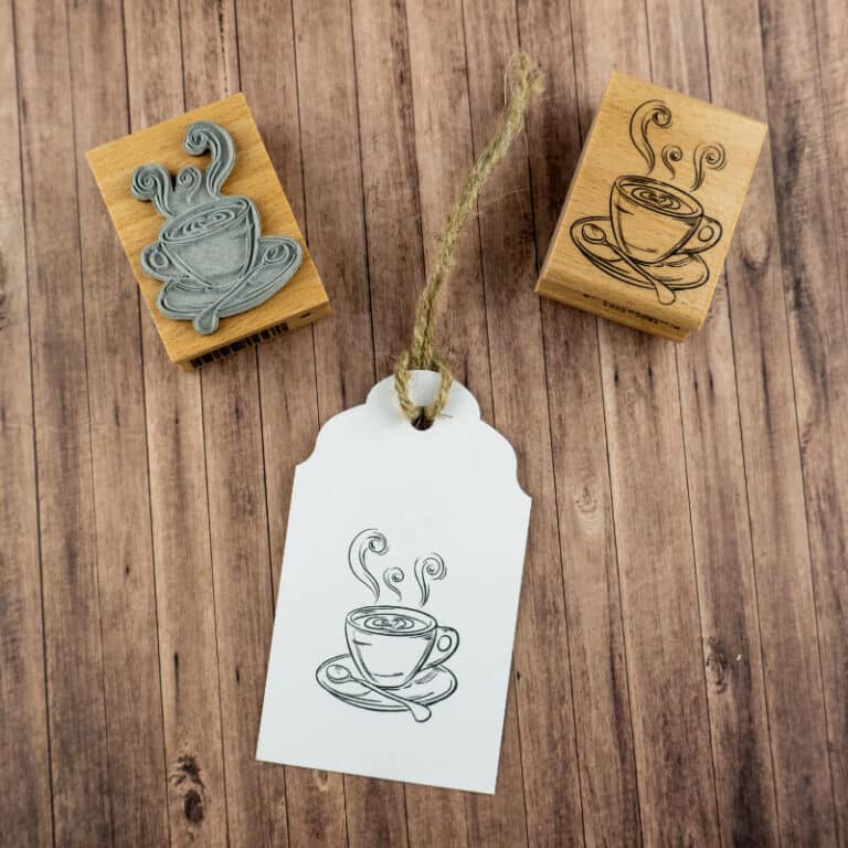 Stempel Kaffeetasse | 100% Handmade von Newstamps