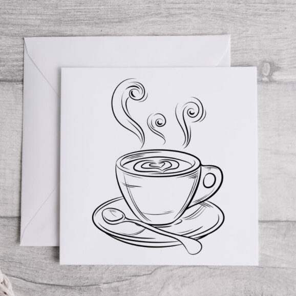 Stempel Kaffeetasse | 100% Handmade von Newstamps
