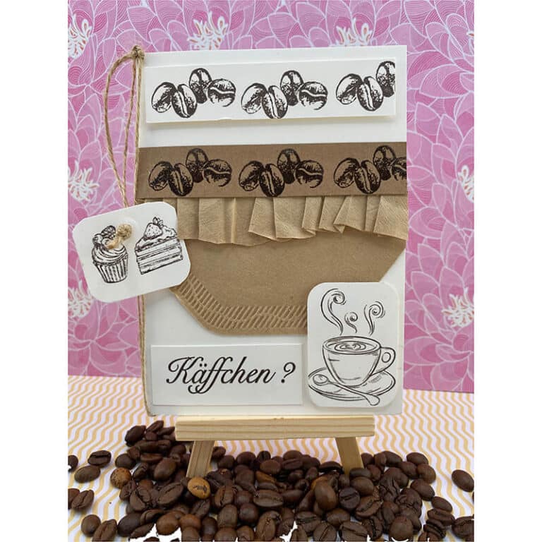 Stempel Kaffeetasse | 100% Handmade von Newstamps