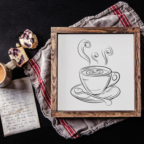 Stempel Kaffeetasse | 100% Handmade von Newstamps