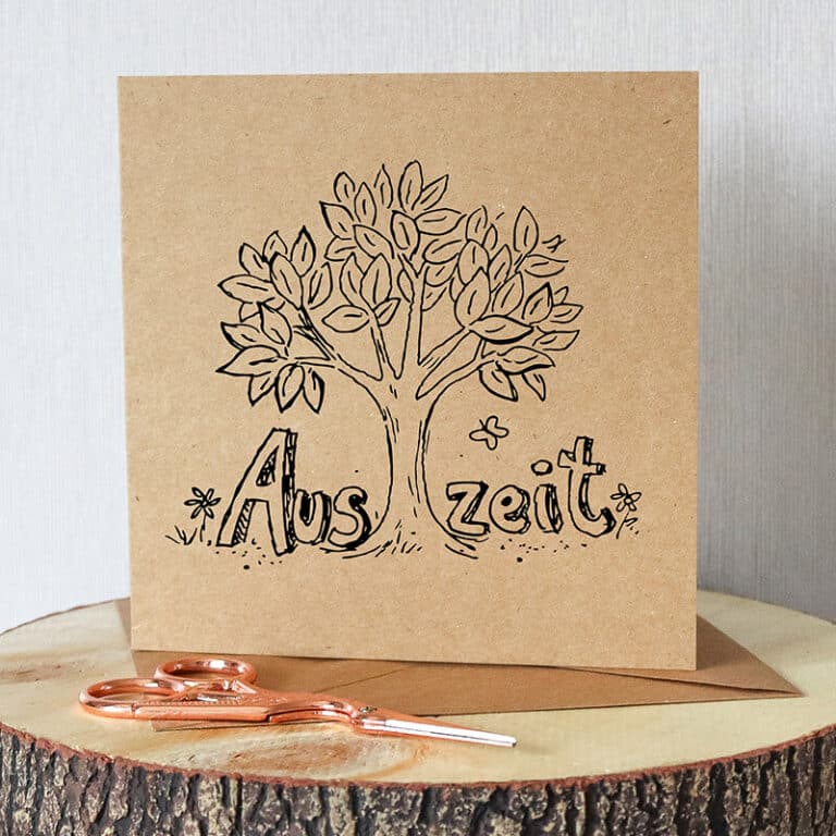 Stempel Auszeit | 100% Handmade von Newstamps