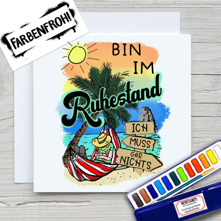 Stempel Bin im Ruhestand | 100% Handmade von Newstamps