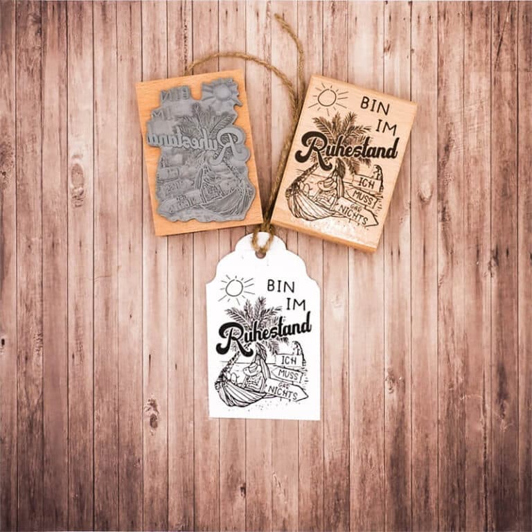 Stempel Bin im Ruhestand | 100% Handmade von Newstamps